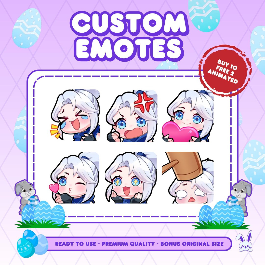 Custom Twitch Emotes | Animated Emotes | Twitch Emote for Streamer ...