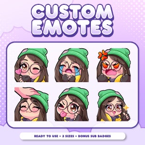 Custom Twitch Emotes Animated Emotes Twitch Emote for Streamer YCH ...