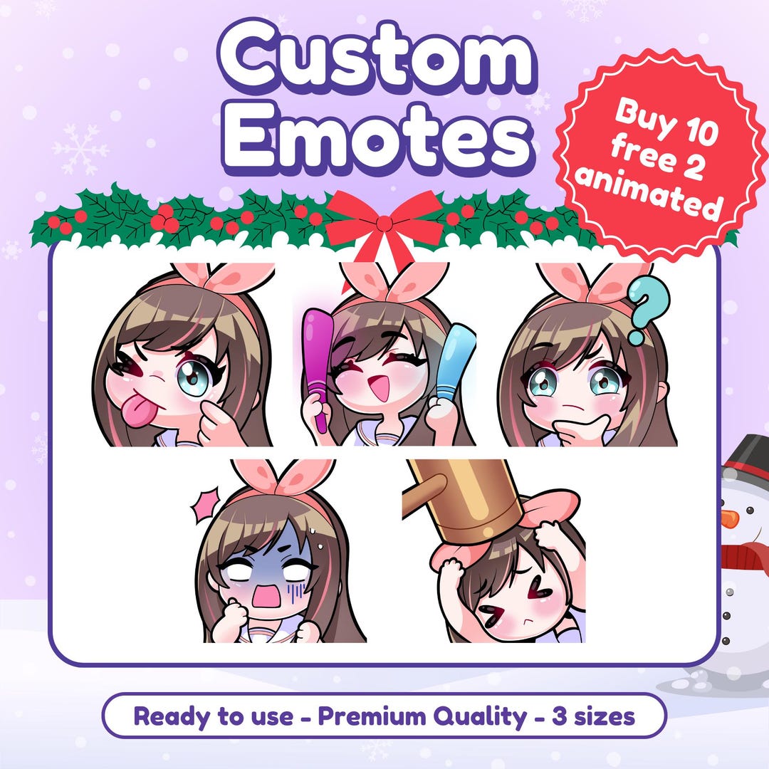 Emotes personalizados do Twitch Emotes animados Emote do Twitch para ...