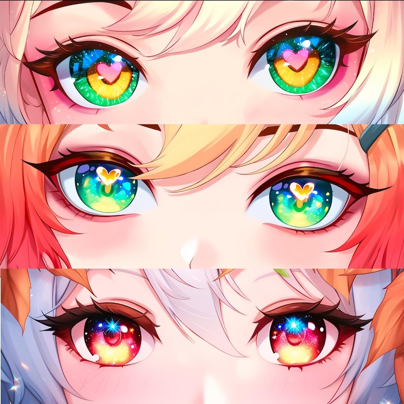Custom Anime Eye Banner | Twitch, Twitter, Youtube - Etsy