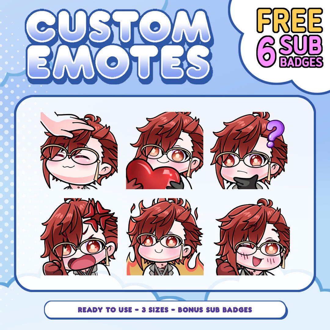 Custom Twitch Emotes Animated Emotes Twitch Emote for Streamer Animal ...
