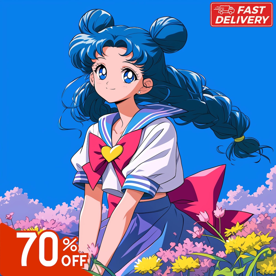 Custom Retro Anime Style, 90s Anime Portrait, Personalized Vintage ...