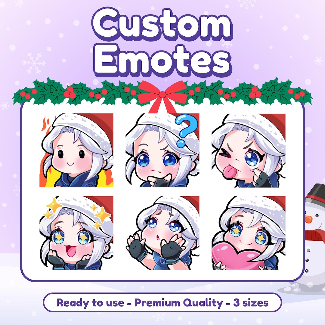 Custom Twitch Emotes Animated Emotes Twitch Emote for Streamer YCH ...