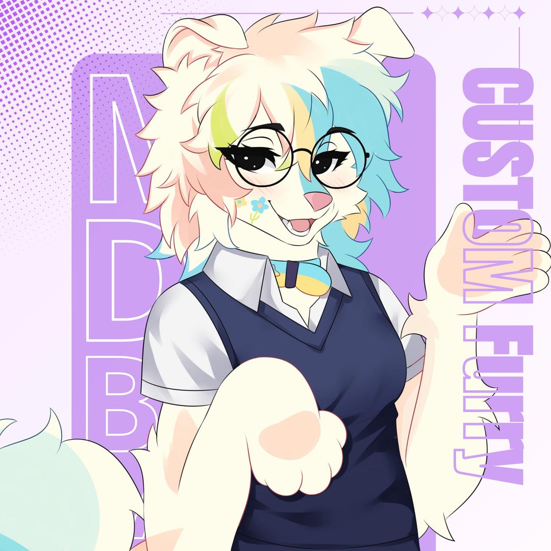 Custom Furry Art Commission: Detailed Fursona Avatar - Etsy