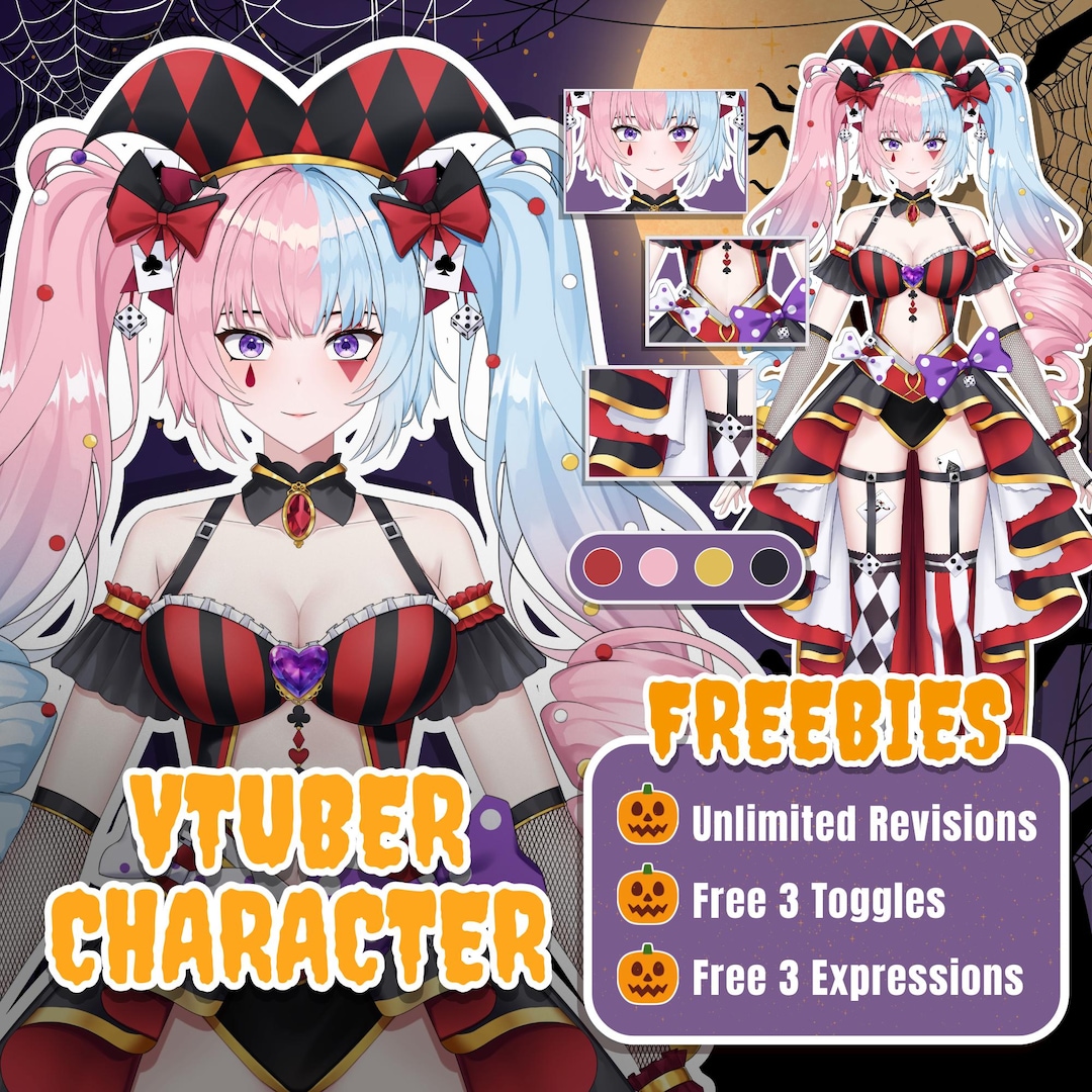 Custom Vtuber Model Live2d Commission, Vtuber Assets, Vtuber Model, Pngtuber, Vtuber Male ...
