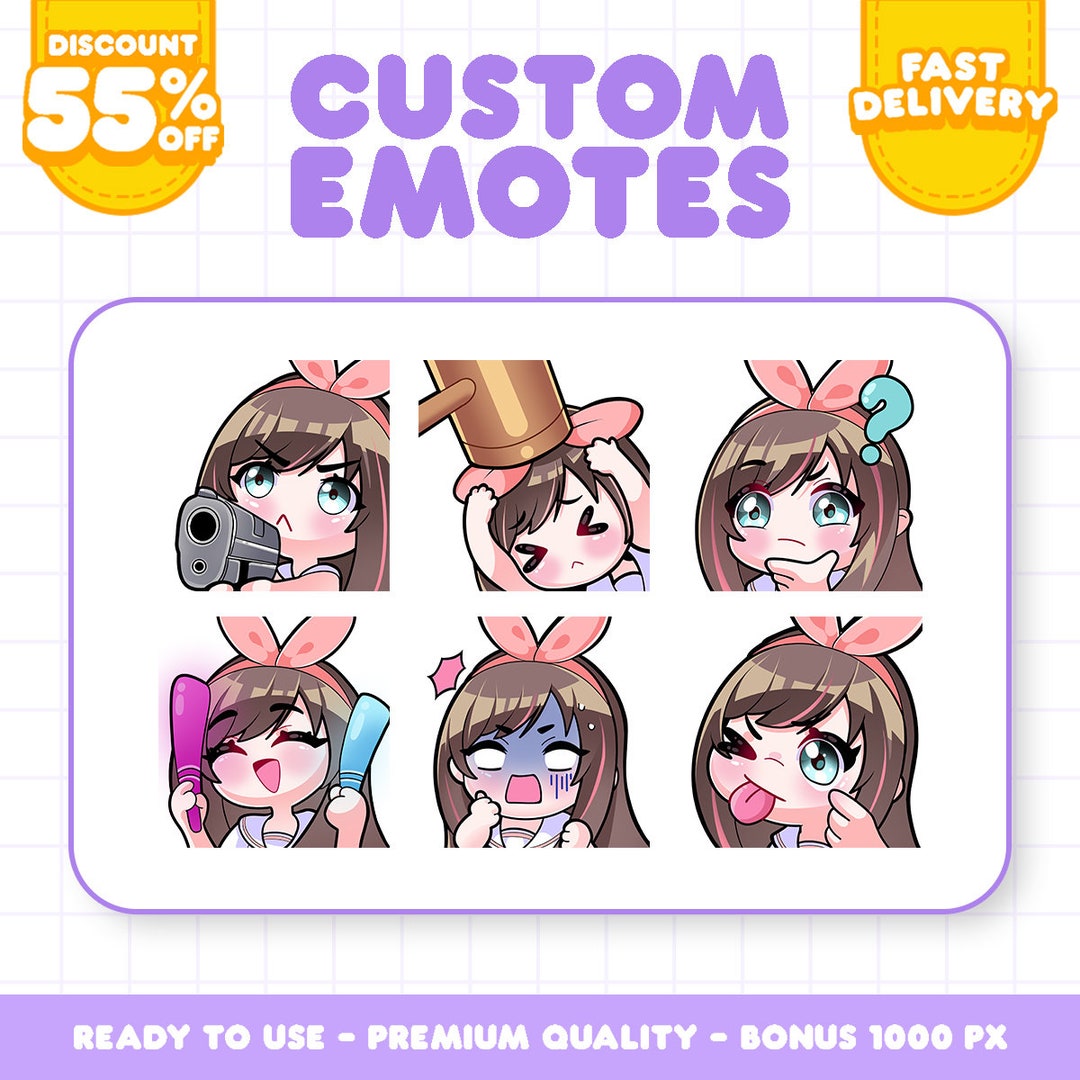 Émoticônes Twitch premium personnalisées de haute qualité - Etsy France