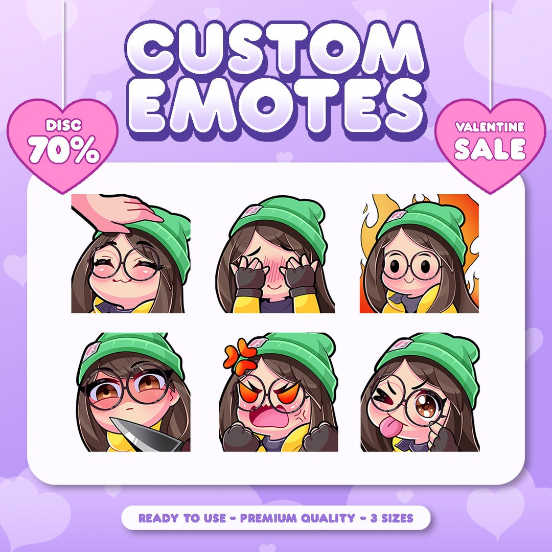 Emotes de Twitch premium personalizados de alta calidad / Twitch Emoji ...