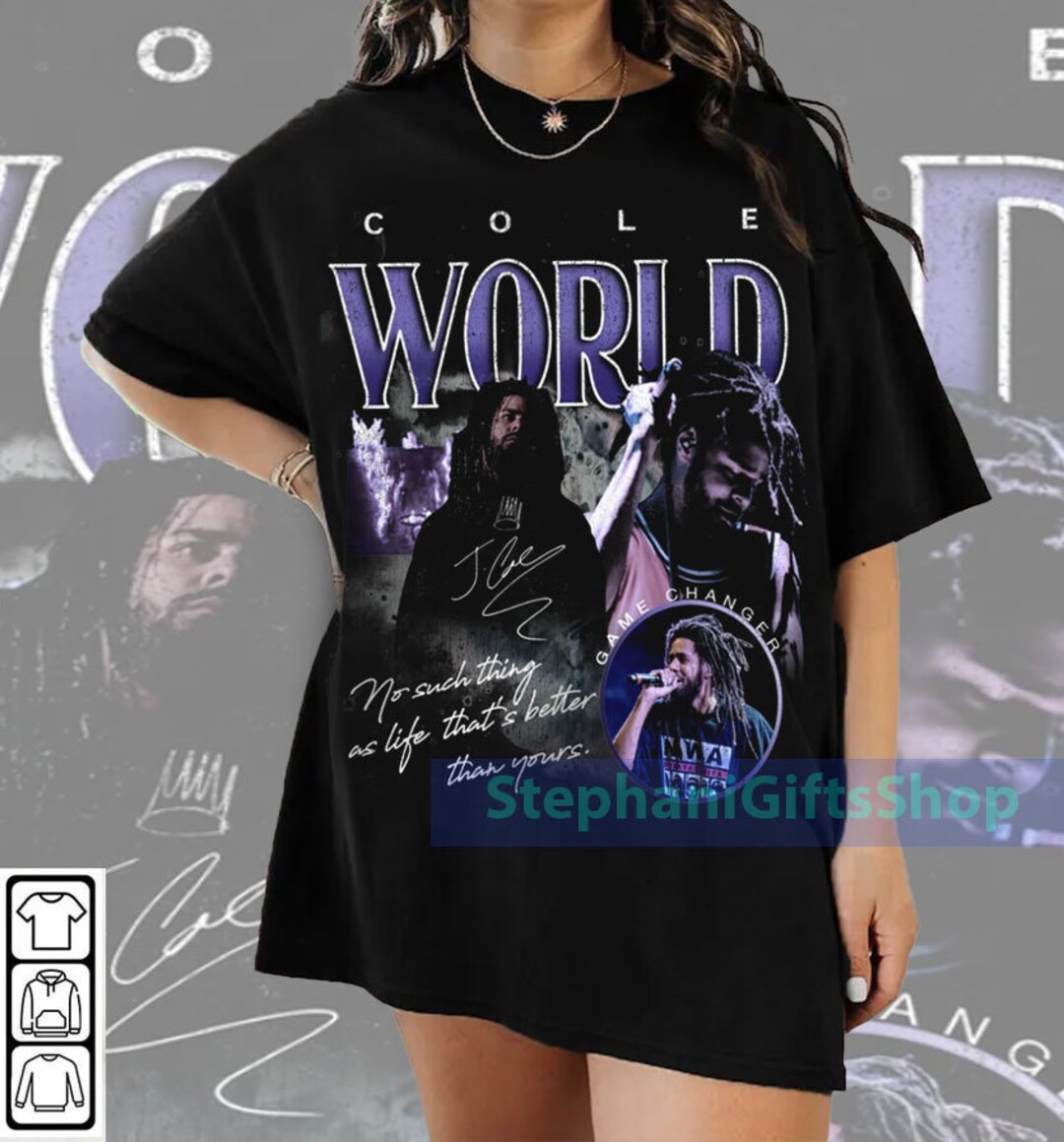 J Cole World T-shirt J Cole Vintage Style Bootleg T-shirt J - Etsy UK