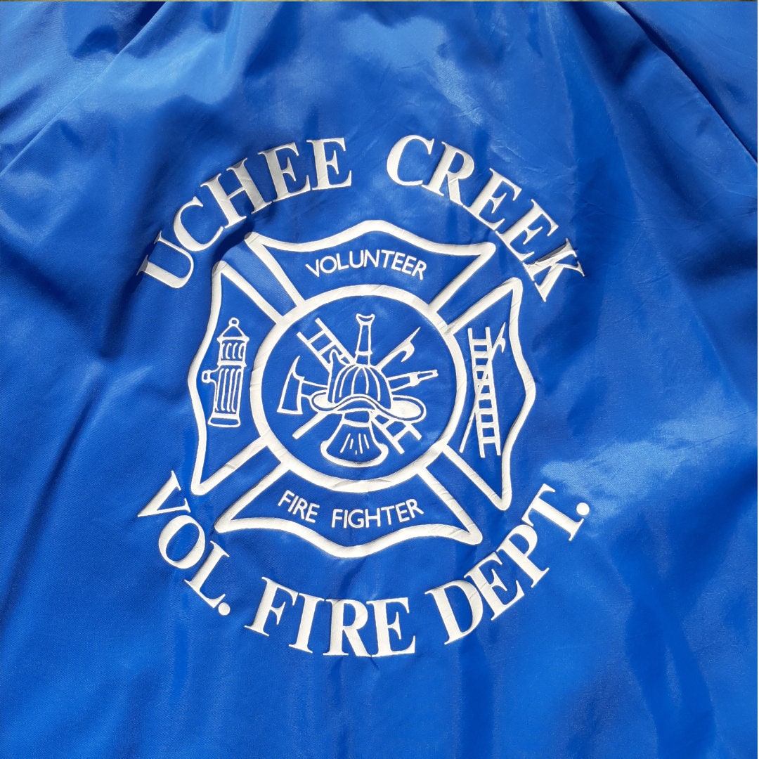 1980s Uchee Creek Vol. Fire Dept Jacket. XL. True Vintage, Eighties ...