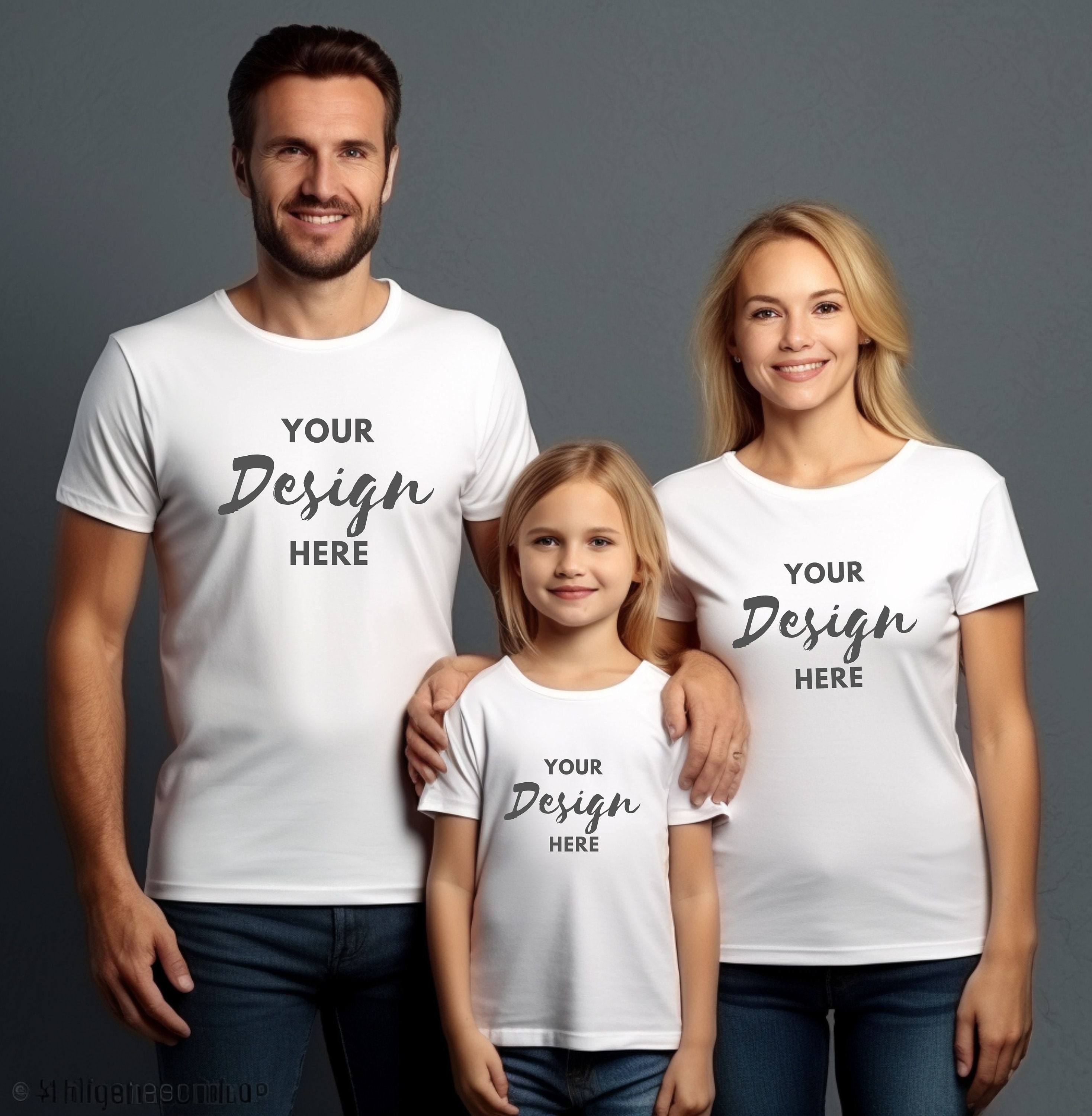 Family Tshirt Mockup, Family Mockup, Family Model Mockup, Bella Canvas ...