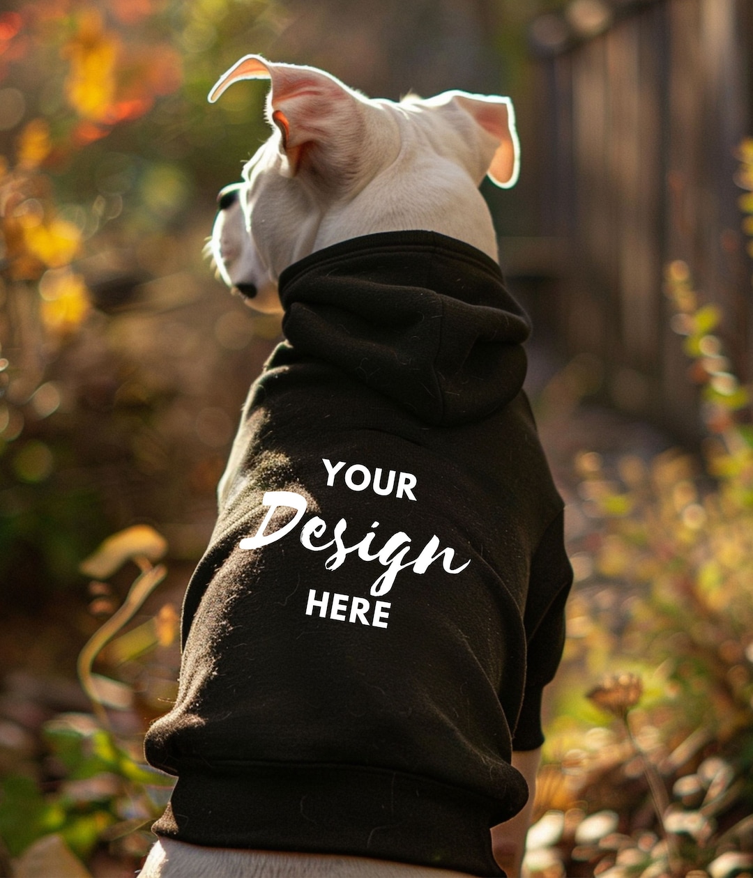 Dog Mockup, Black Hoodie Mockup, Pet Hoodie Template, Dog Hoodie Mocks ...