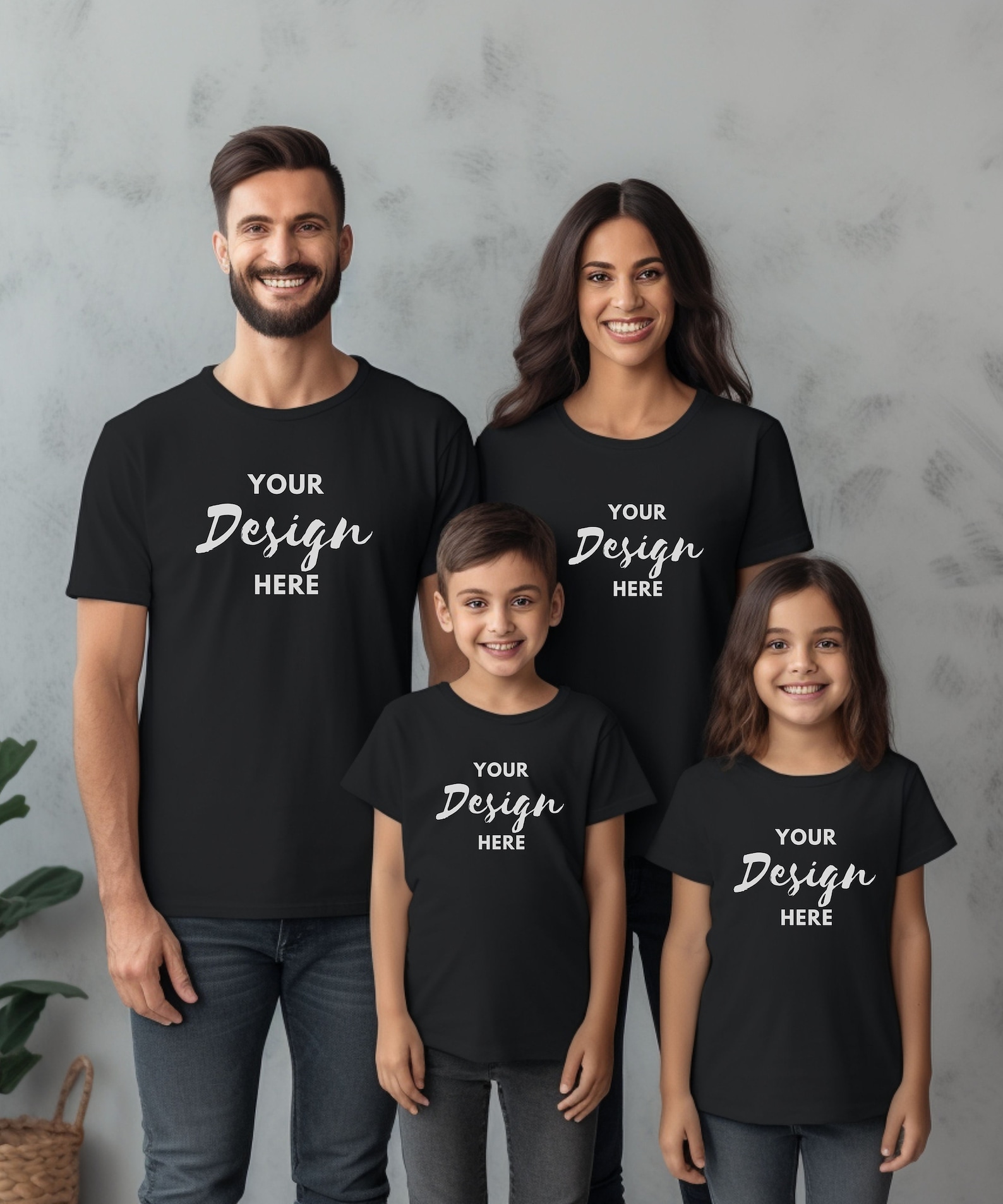 Family Tshirt Mockup Family Mockup, Family Model Mockup, Bella Canvas ...