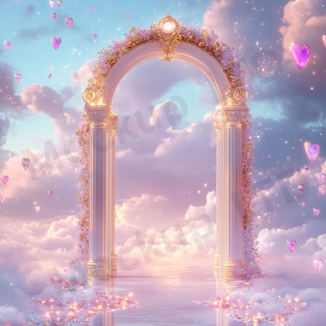 Fantasy Heaven Digital Backdrop, Photoshop Background, Digital ...