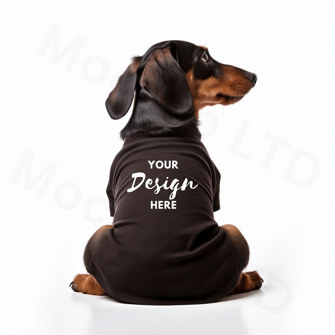 Dachshund Dog Tshirt Mockup, Dog Tee Mockup, Dog Model Mockup, Dog ...