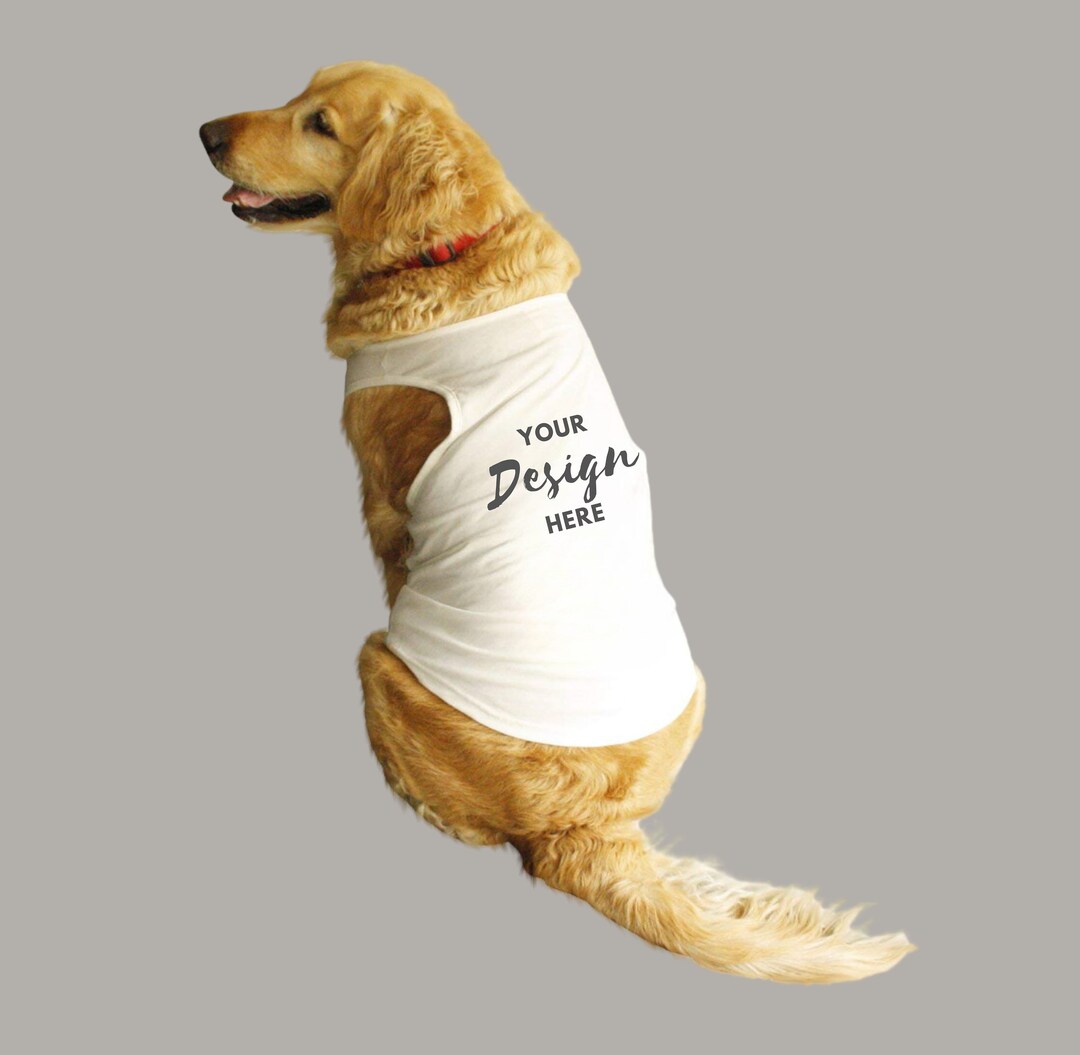 Pet White Shirt Mockup, Pet Shirt Mockup, Dog Tee Mockup, Dog Model ...