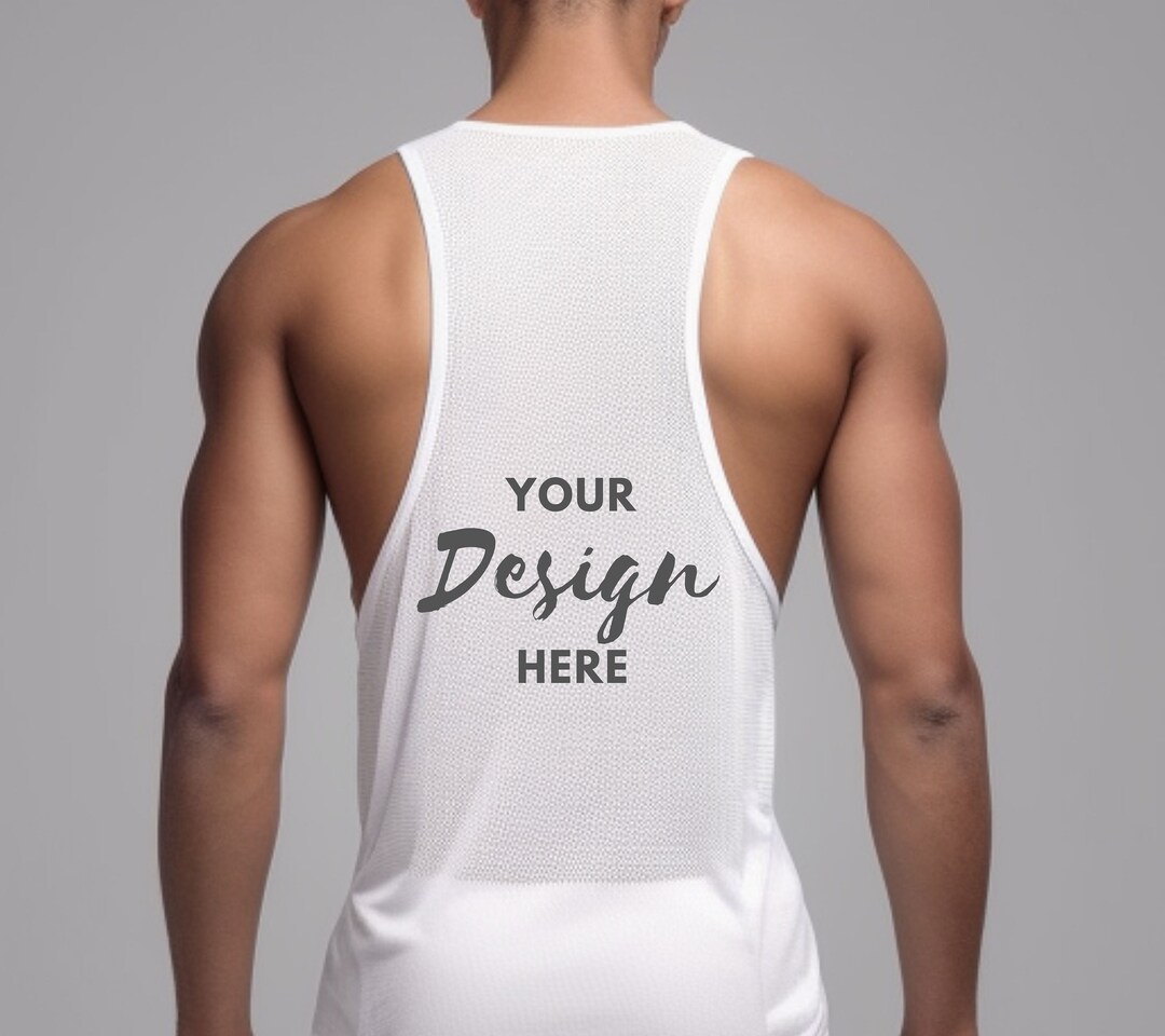 Back Tank Mockup, Next Level 1533 Mockup, Tank Mockup, Next Level Tank ...