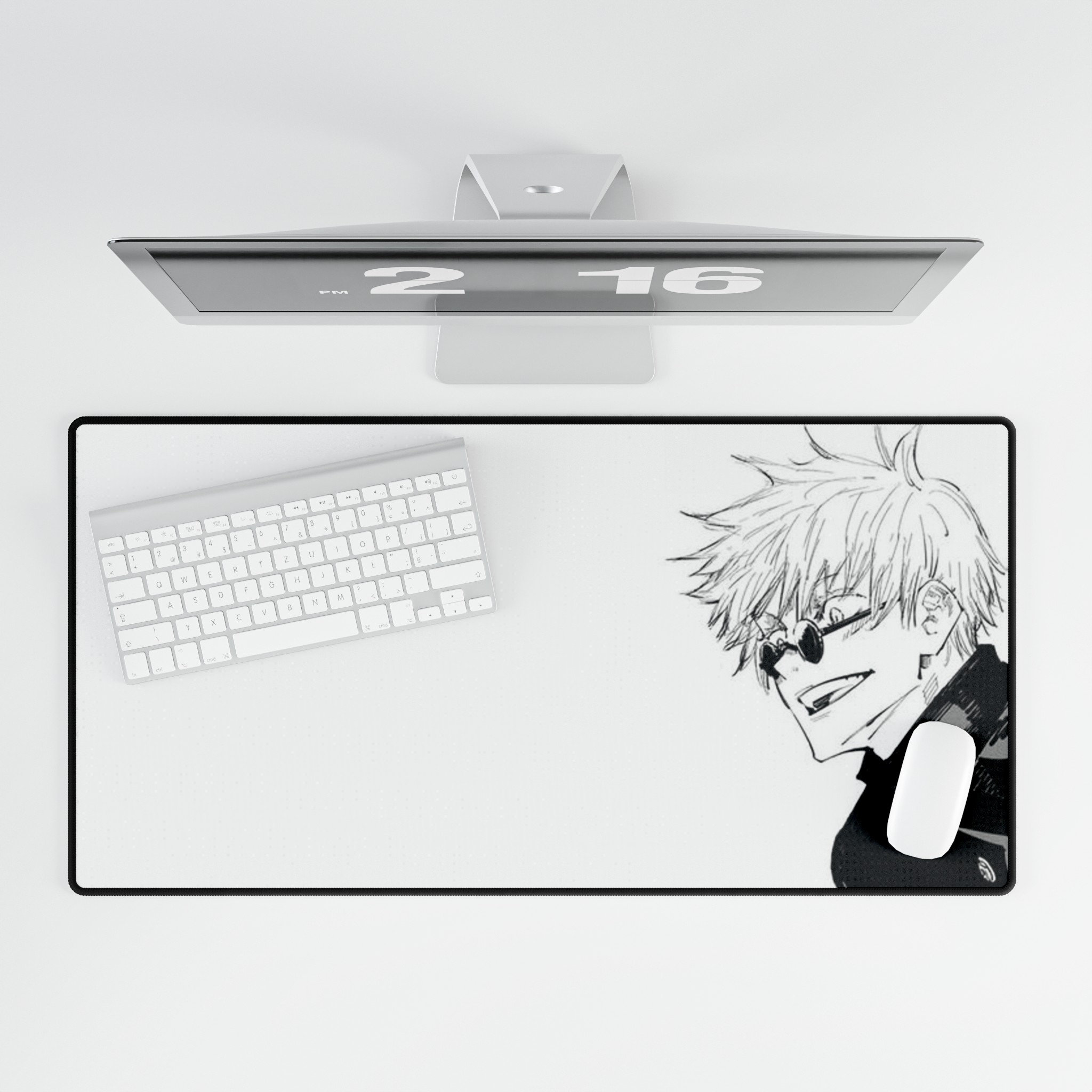Intriguing Gojo Satoru Desk Mat Perfect for Jujutsu Kaisen Fans, Mouse ...