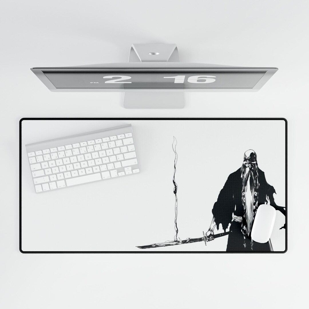 Yamamoto Bleach Mouse Pad, Genryusai Shigekuni Desk Mat, Large Anime ...