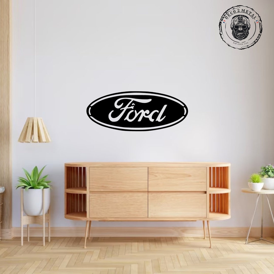 Writing in Metal/steel Ford Logo Wall Decoration - Etsy