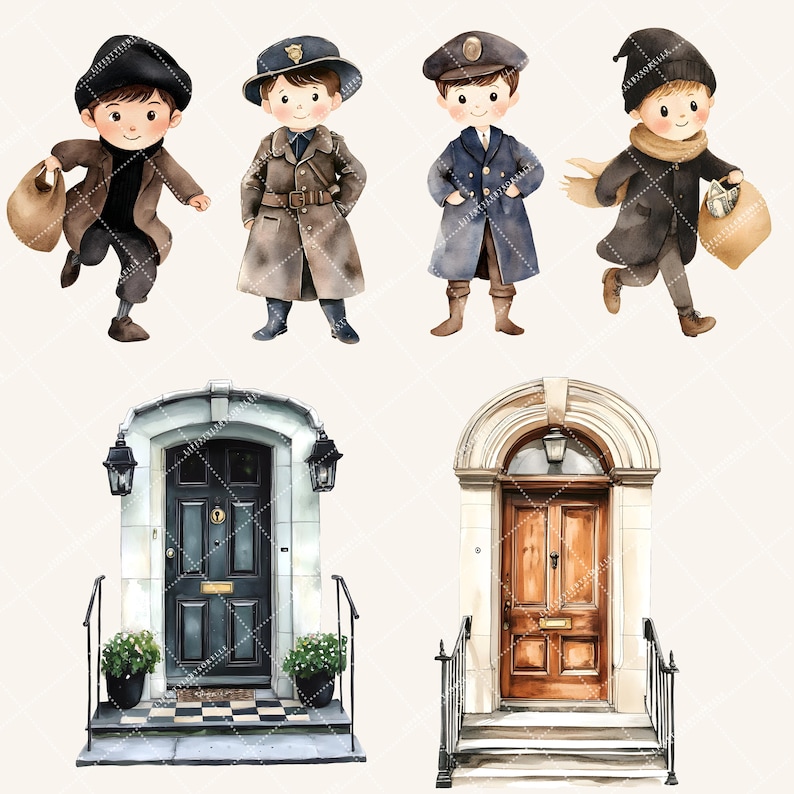 Detectives Clipart, Secret Agent Clipart, Murder Mystery, Spy Clipart ...