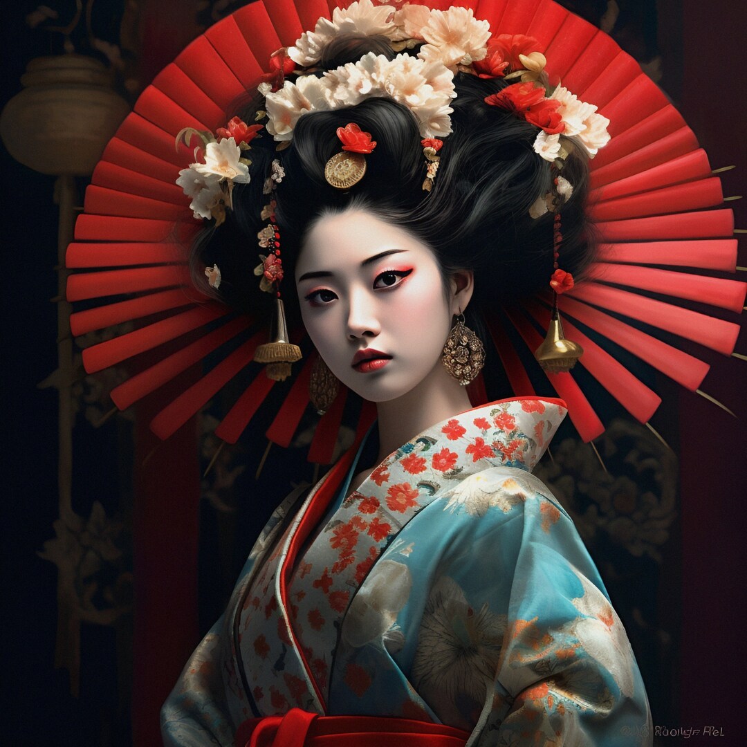 Geisha Sakura - Etsy