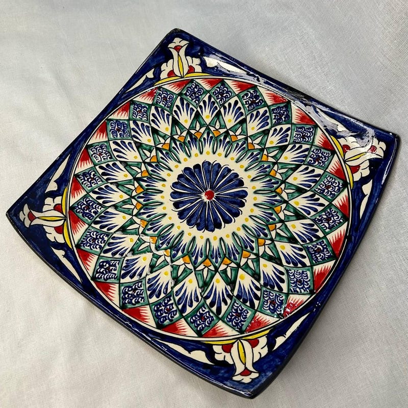 Mandala Plate - Etsy