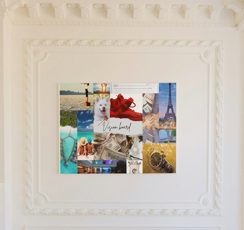 Digital Vision Board 5 Models Template, Fully Editable Drag and Drop ...