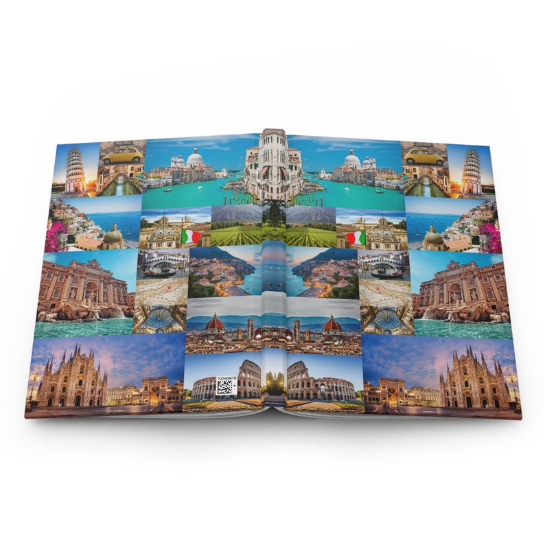 Italy Travel Journal, Italia Travel Journal, Study Abroad Gift, World ...