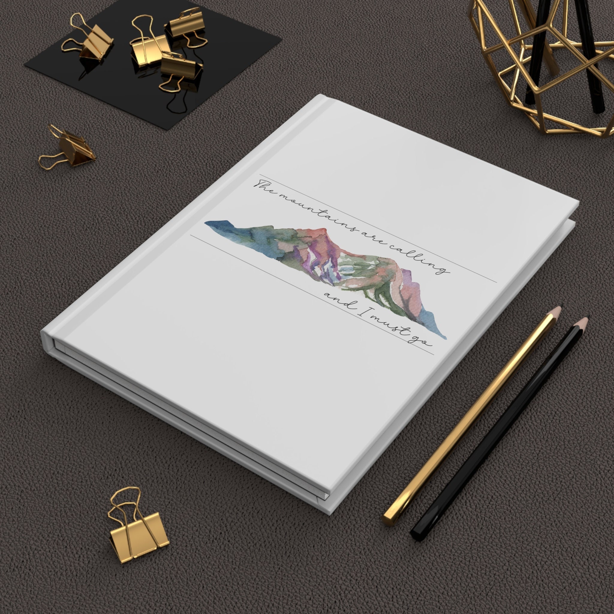 Mountains Are Calling Journal, Mountain Notebook, Travel Journal ...