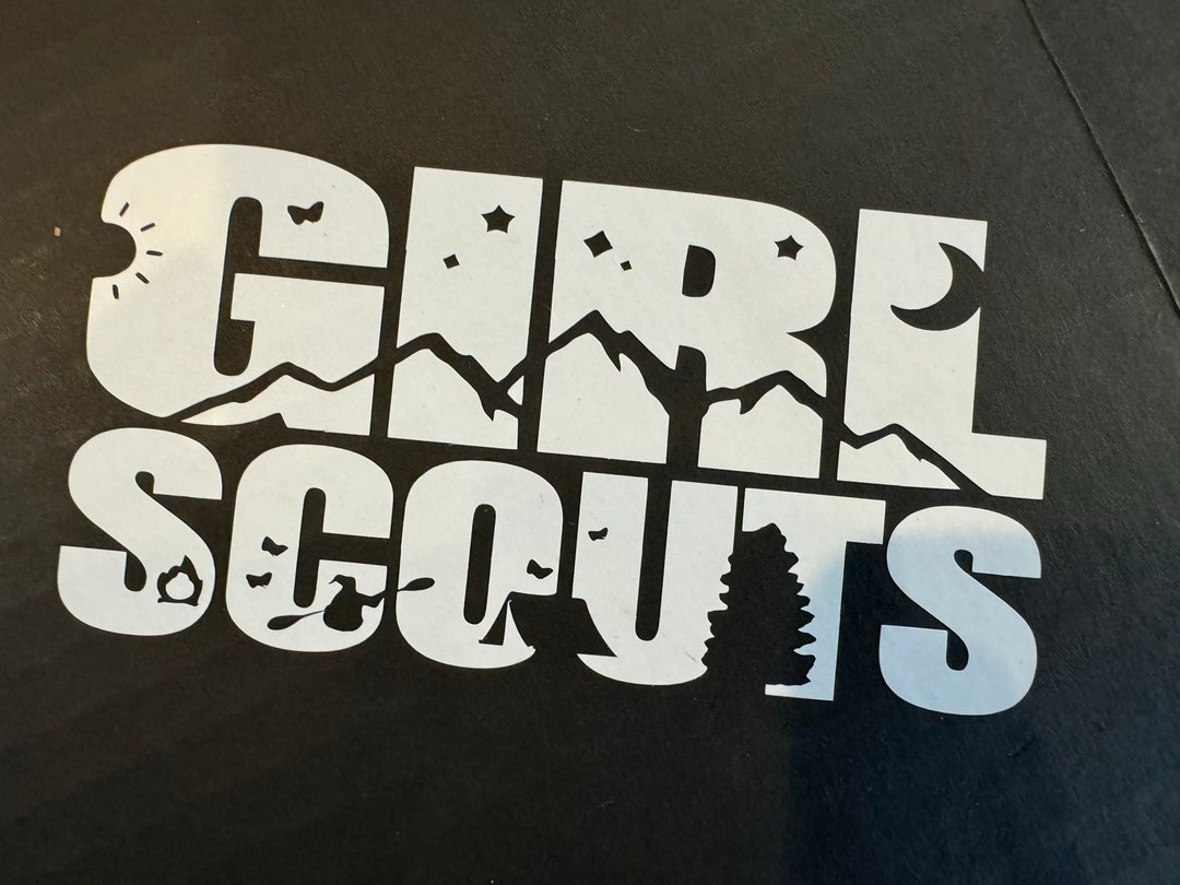 Girl Scout Themed Decals - Girl Scouts Cut Outs - Etsy