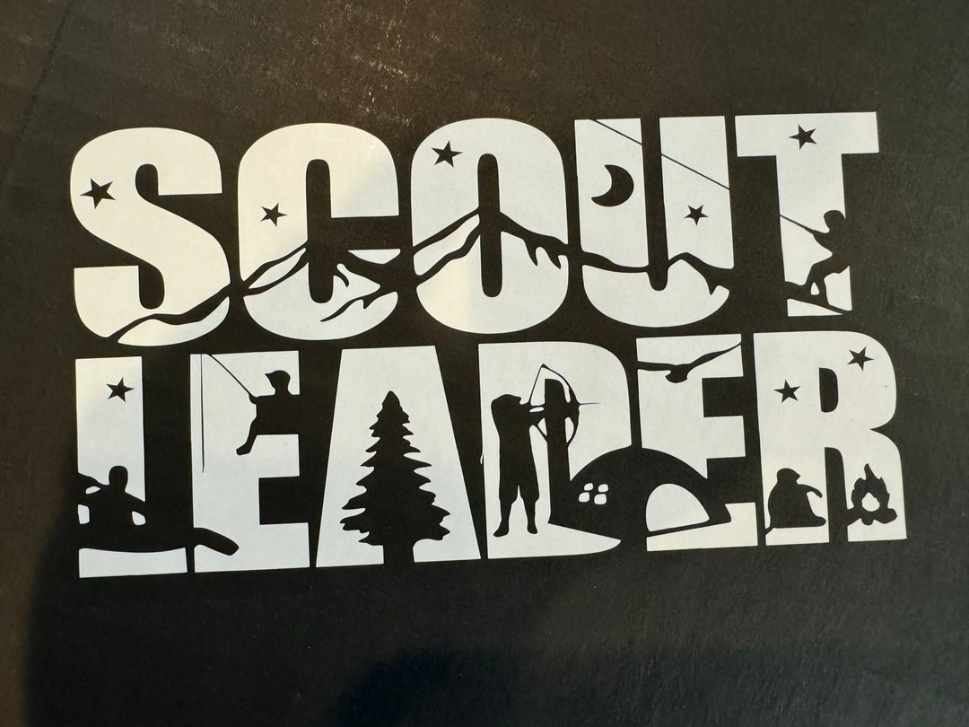 Girl Scout Themed Decals - Scout Leader Cut Out - Etsy