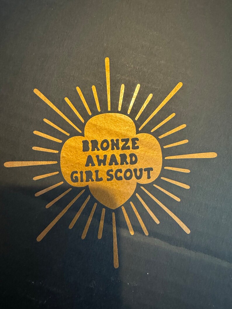 Girl Scout Themed Decals - Bronze Award - Etsy