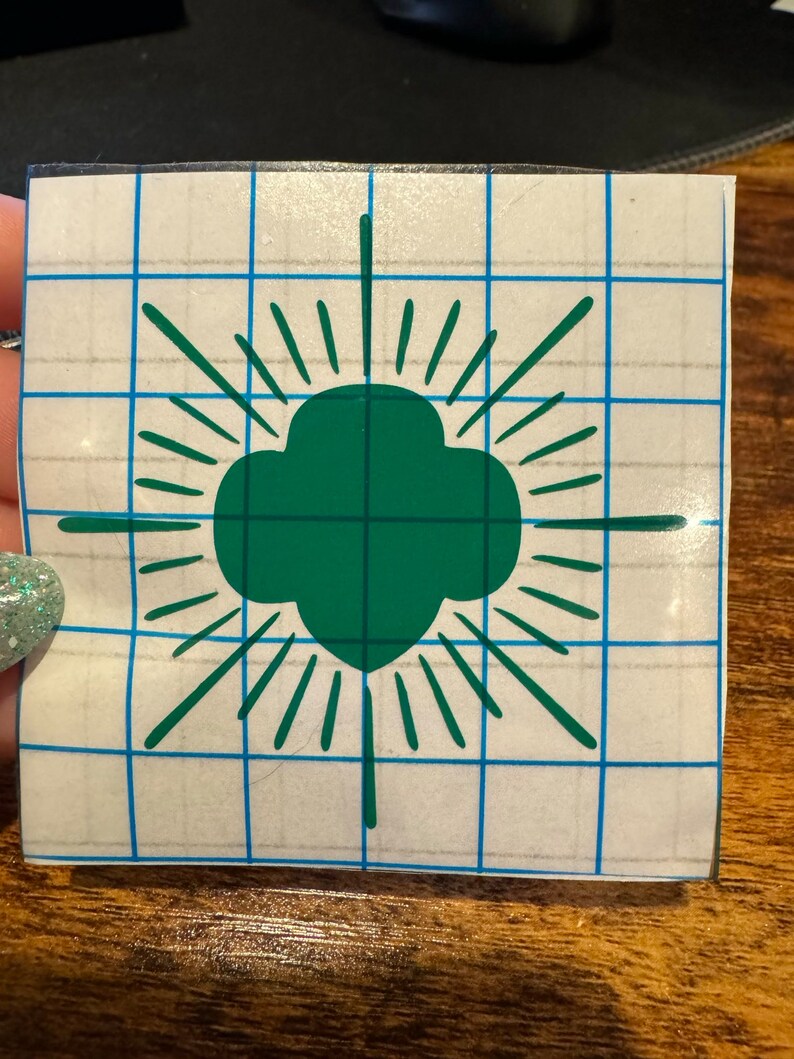 Girl Scout Themed Decals - Trefoil Burst - Etsy