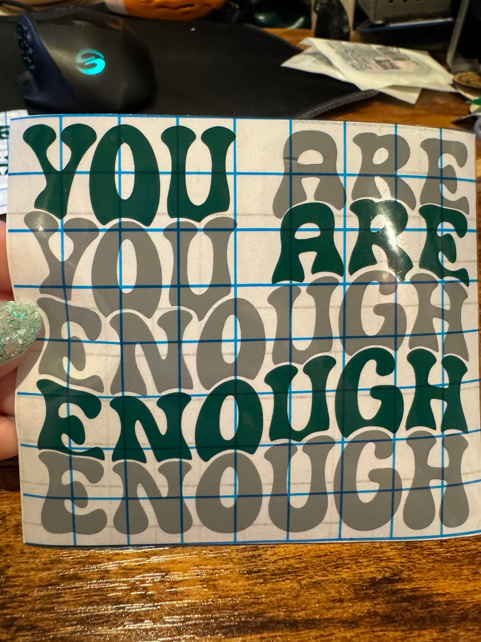 Mental Health Awareness Decals - You Are Enough - Etsy