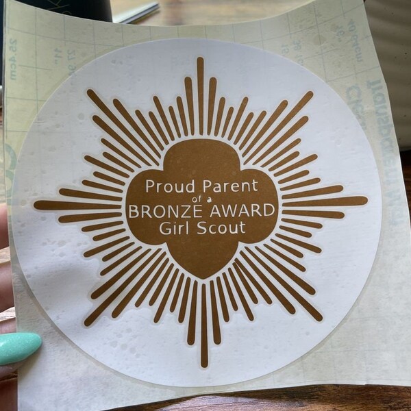 Girl Scout Bronze Award Svg - Etsy