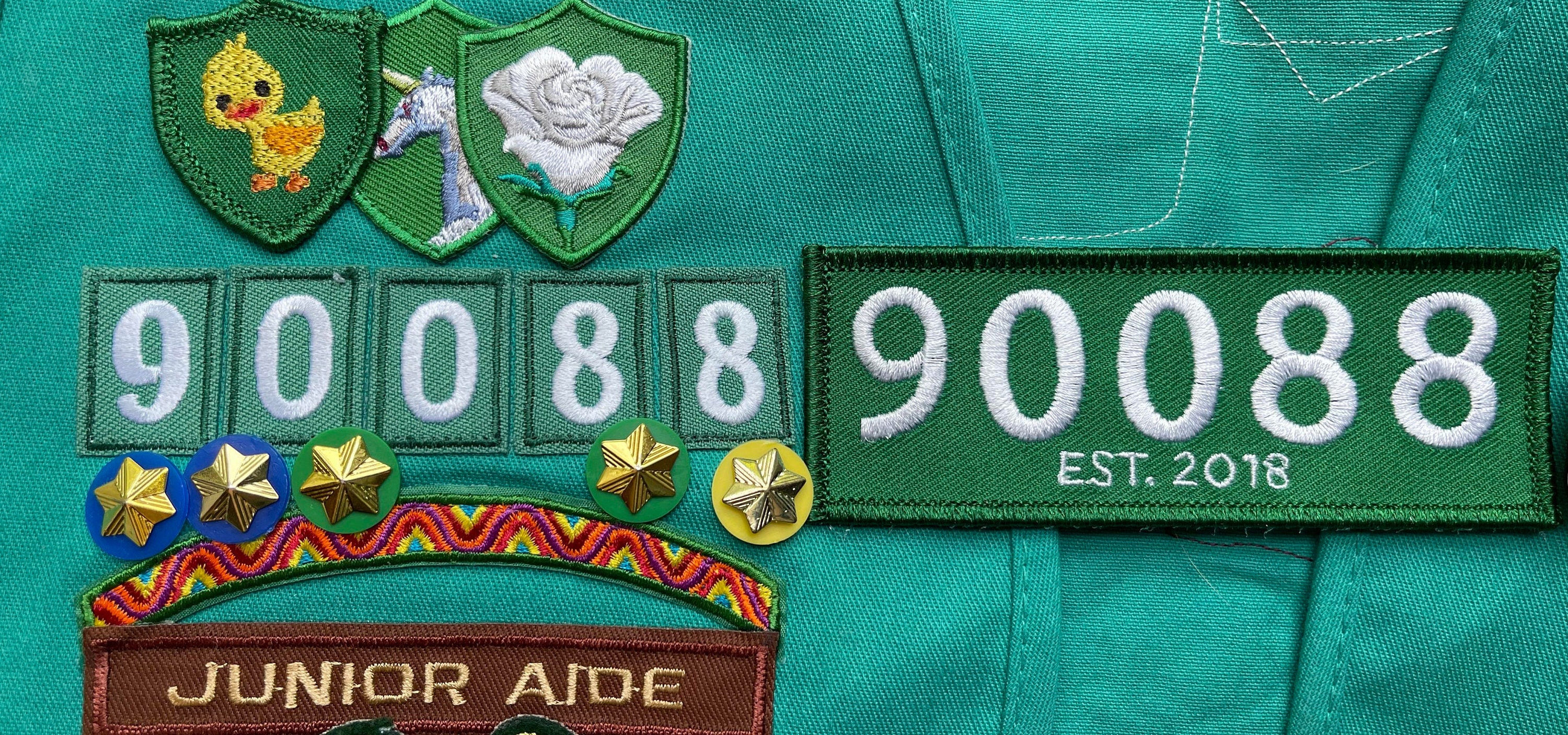 Troop Number Badges - Etsy