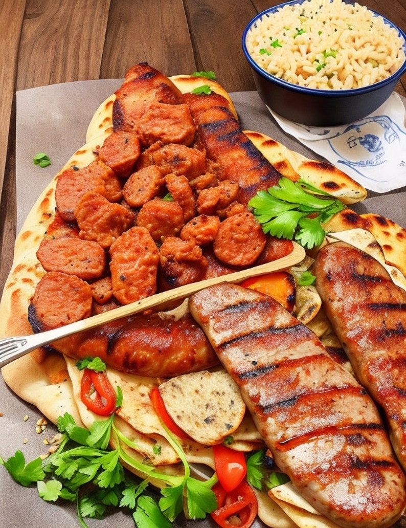 Ćevapi Popular Croatian Street Food - Etsy