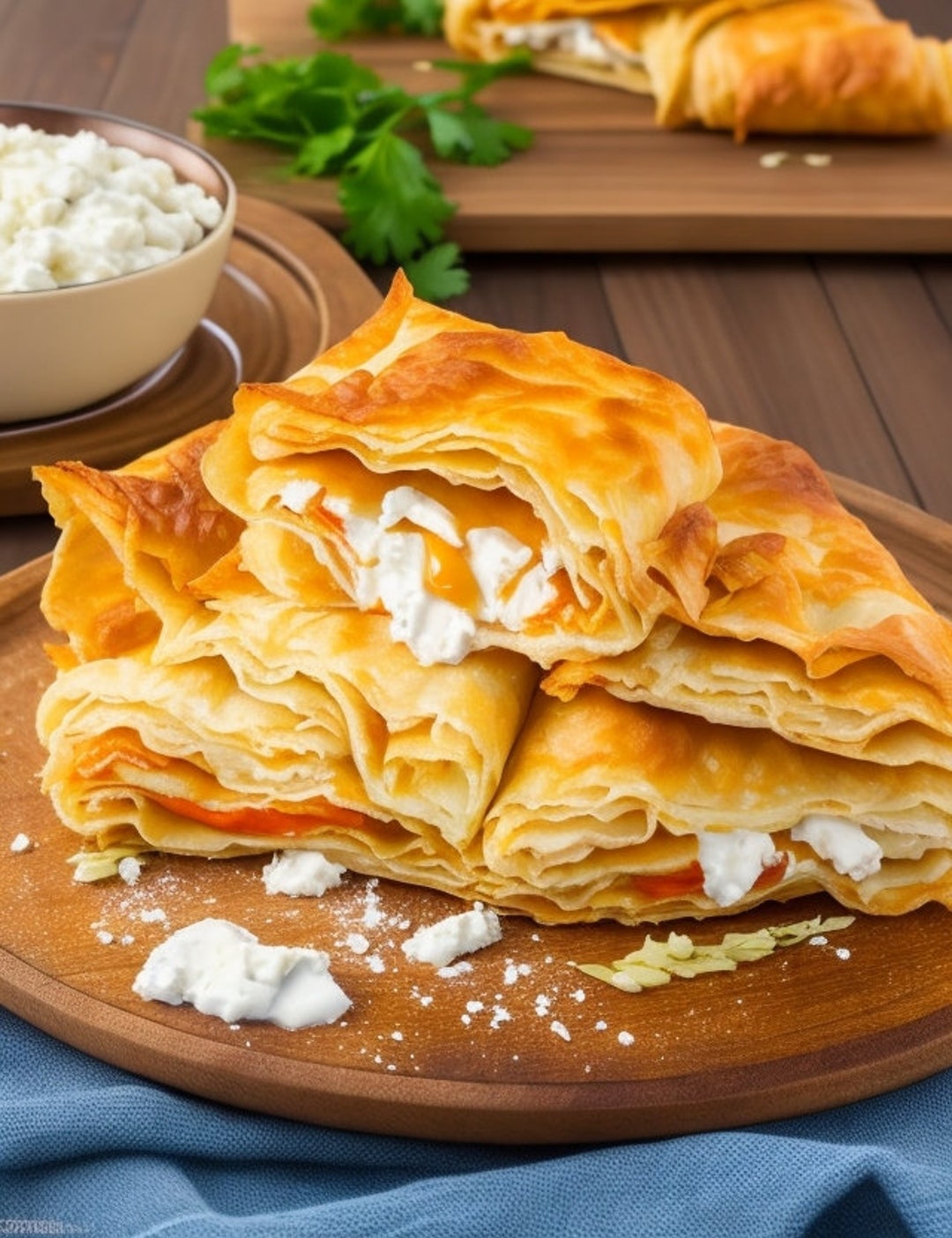 Banitsa - Traditional Bulgarian Dish From Filo Pastry - Etsy