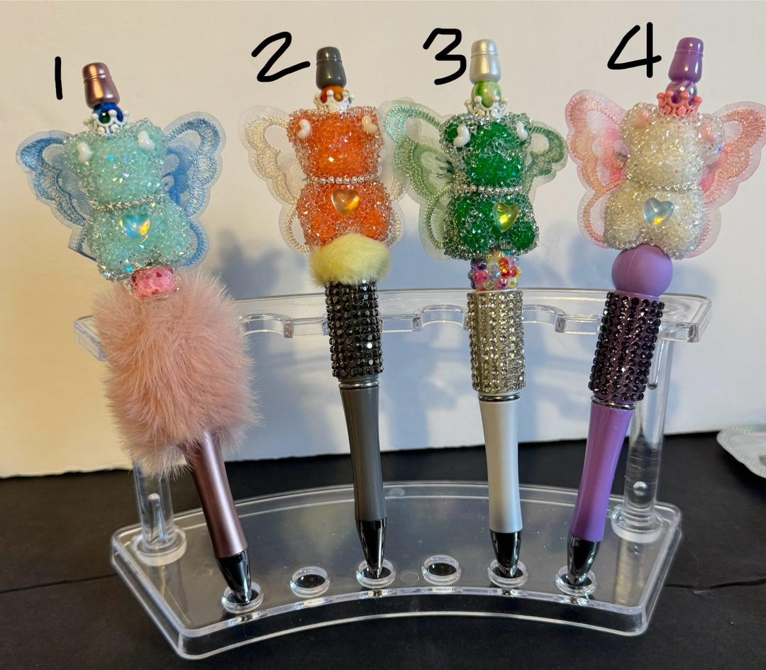 Hand Beaded Craft Ink Pens - Etsy