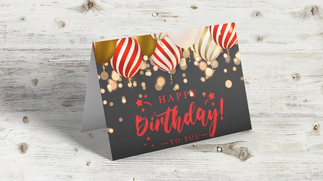 Employee Birthday Greeting Card - Let's Celebrate You - Digital ...