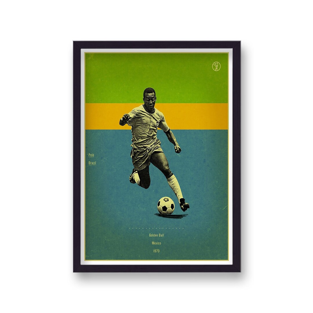 Football Heroes World Cup Golden Ball Brazil Pele Mexico 1970 - Etsy
