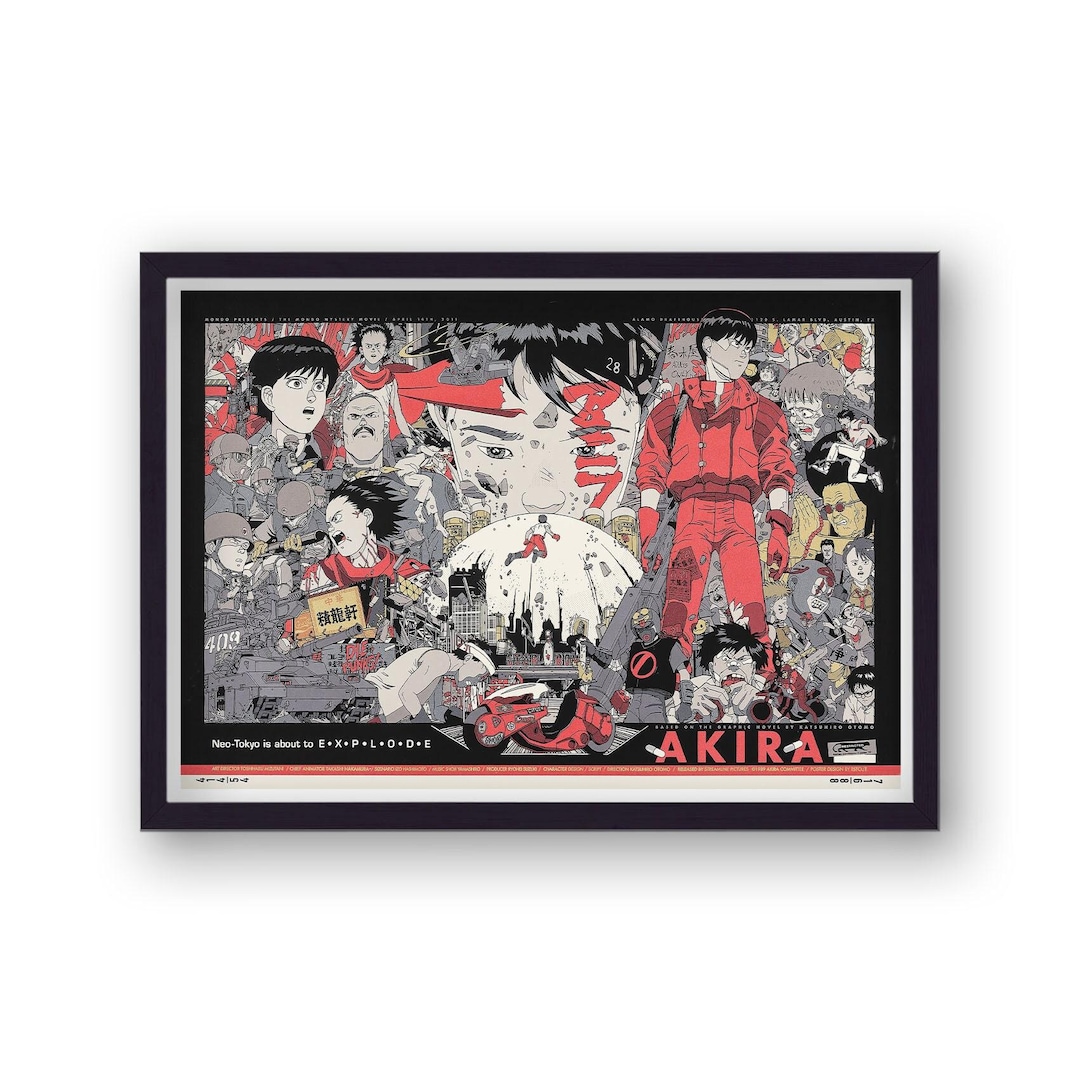 Akira Movie Poster - Home Decor - Wall Art - Etsy