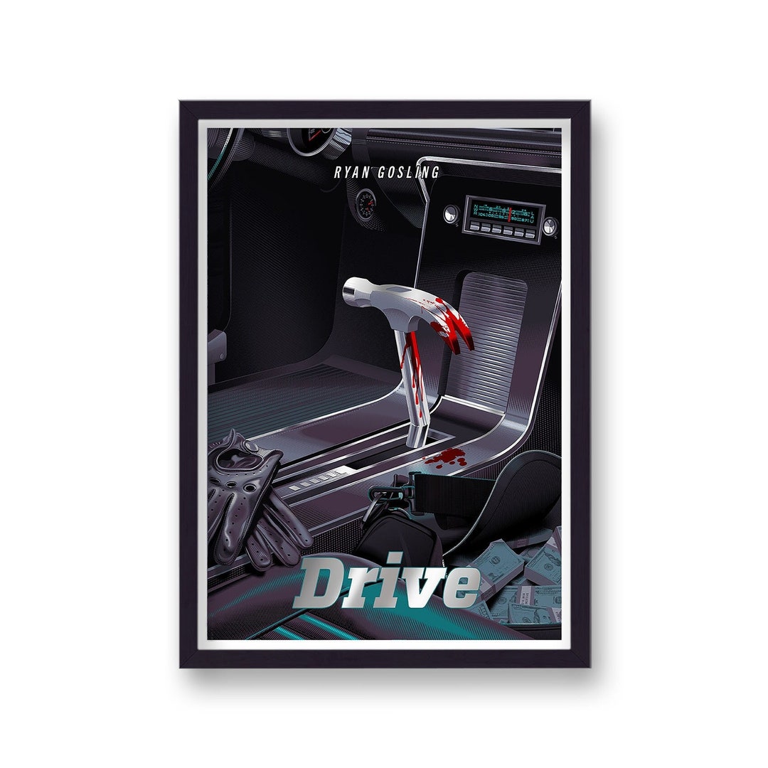 Ryan Gosling Drive V1 Movie Poster - Etsy