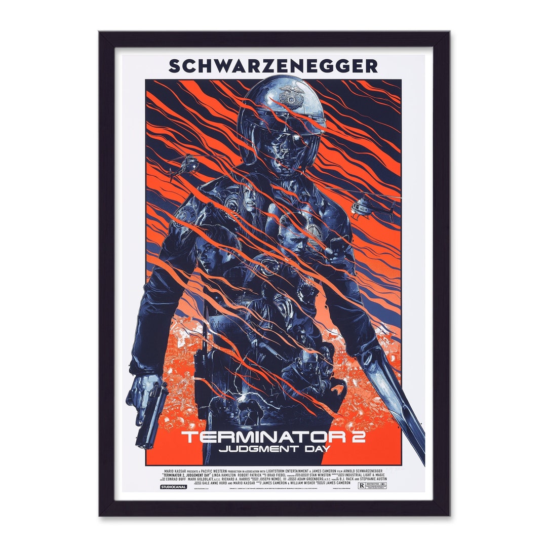 Terminator 2 Movie Poster - Etsy