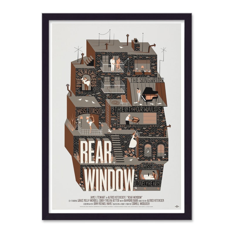 Rear Window Movie Poster - Etsy
