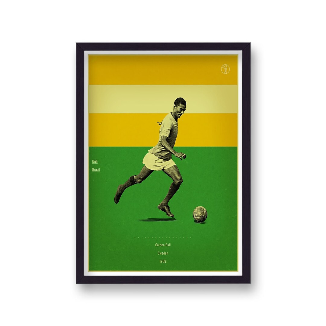 Football Heroes World Cup Golden Ball Brazil Didi Sweden 1958 - Etsy