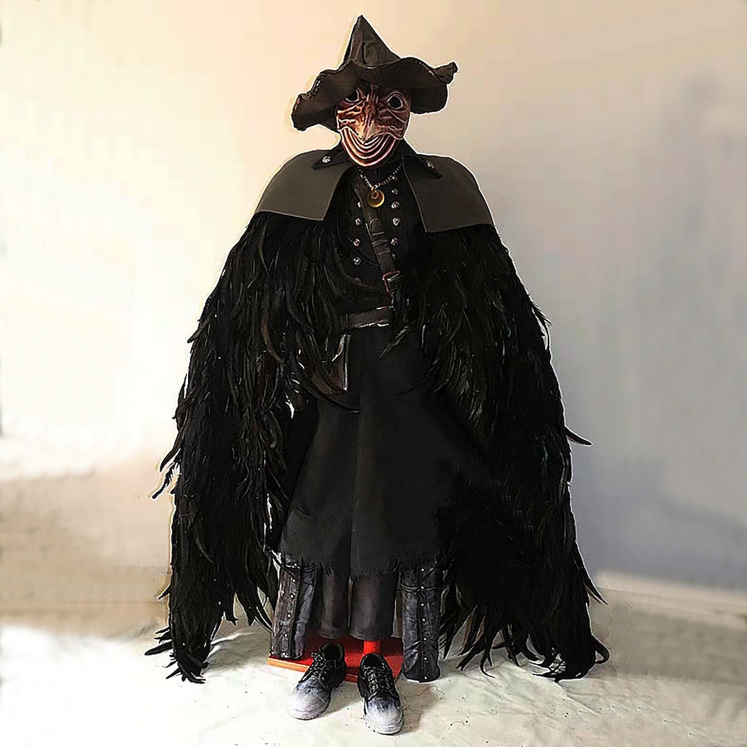 Bloodborne Crow Hunter Cosplay Crow Hunter Costume - Etsy