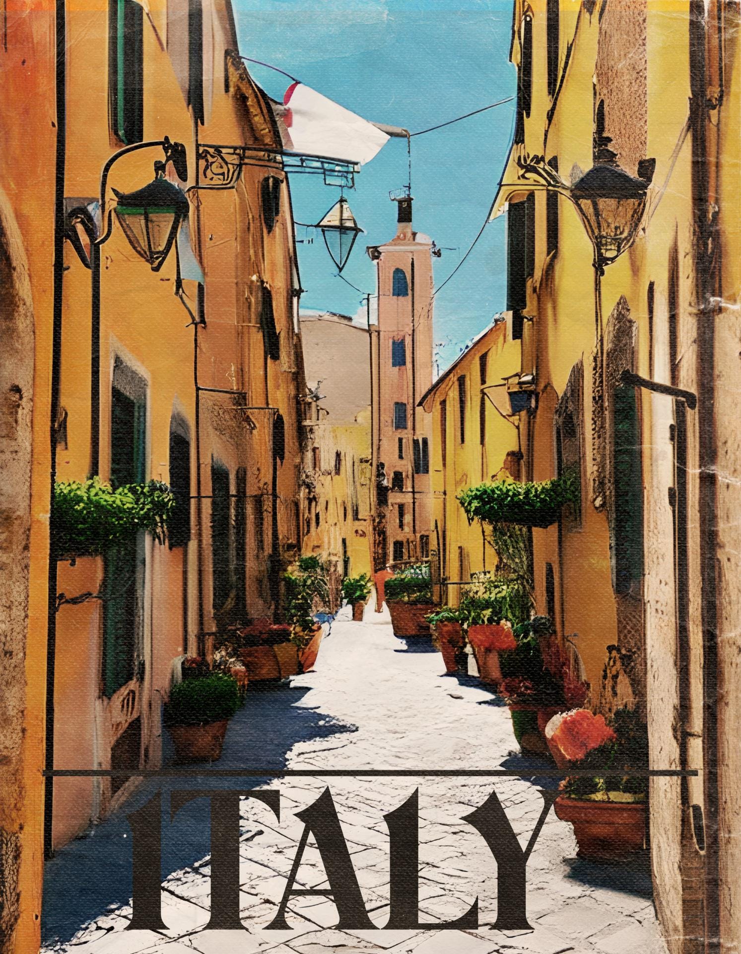 Collection of 30 Vintage Italian Travel Posters - Etsy