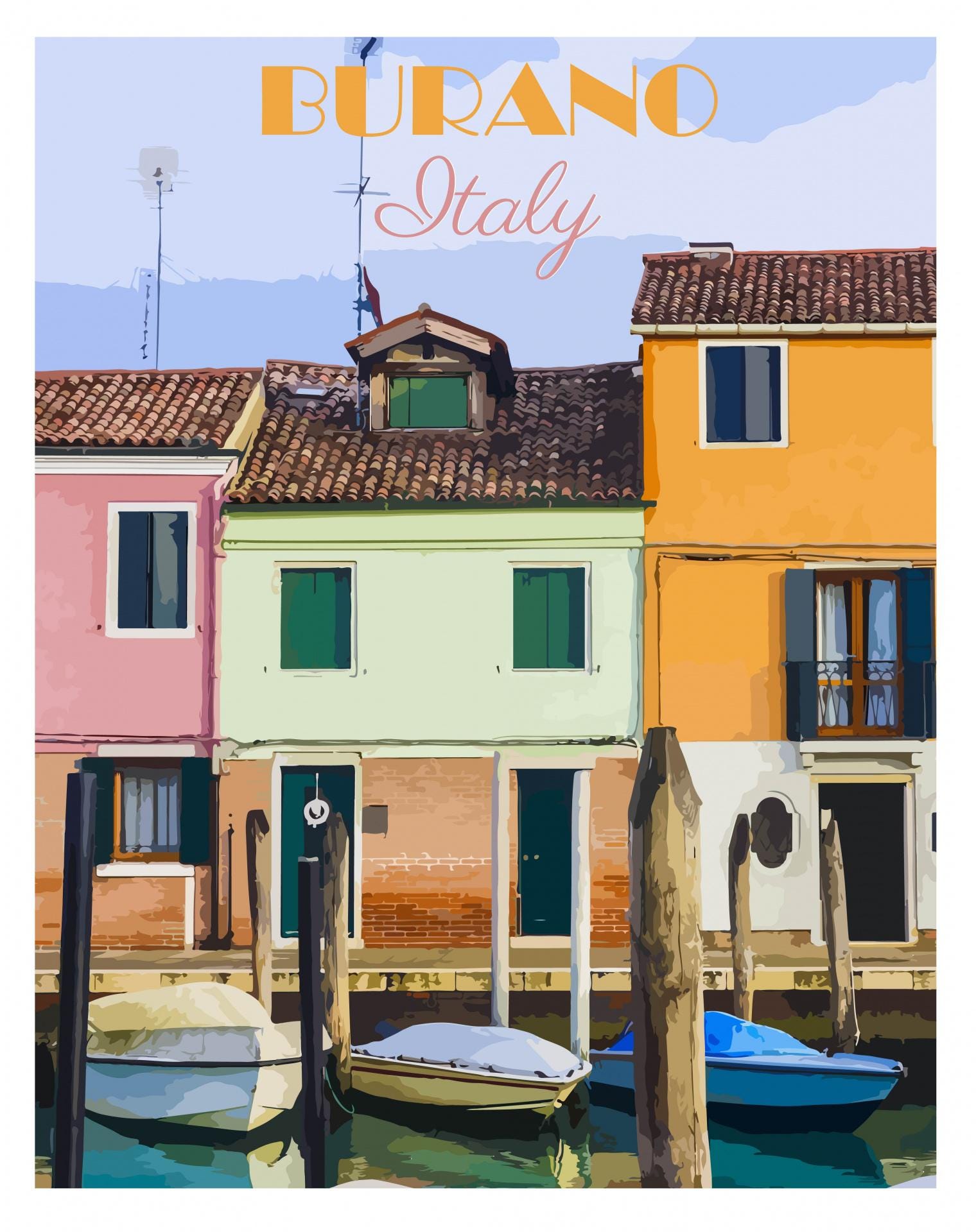 Collection of 30 Vintage Italian Travel Posters - Etsy