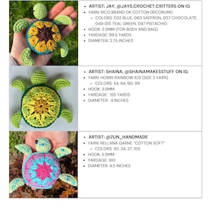 Foldable Turtle Bag - PDF Crochet Pattern - Etsy